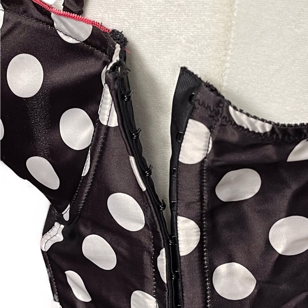 Vintage Fredricks Of Hollywood Polka Dot Corset Size … - Gem